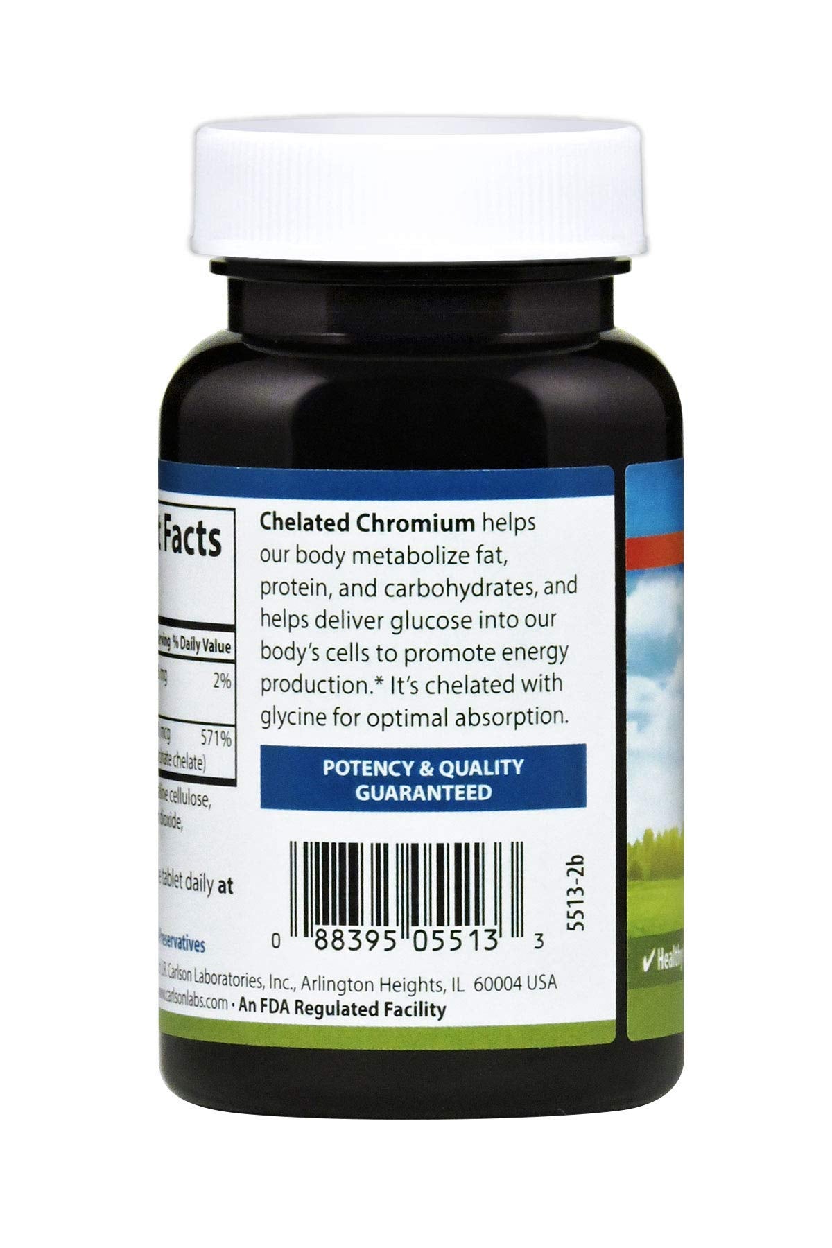 energy production supplement chromium tablets