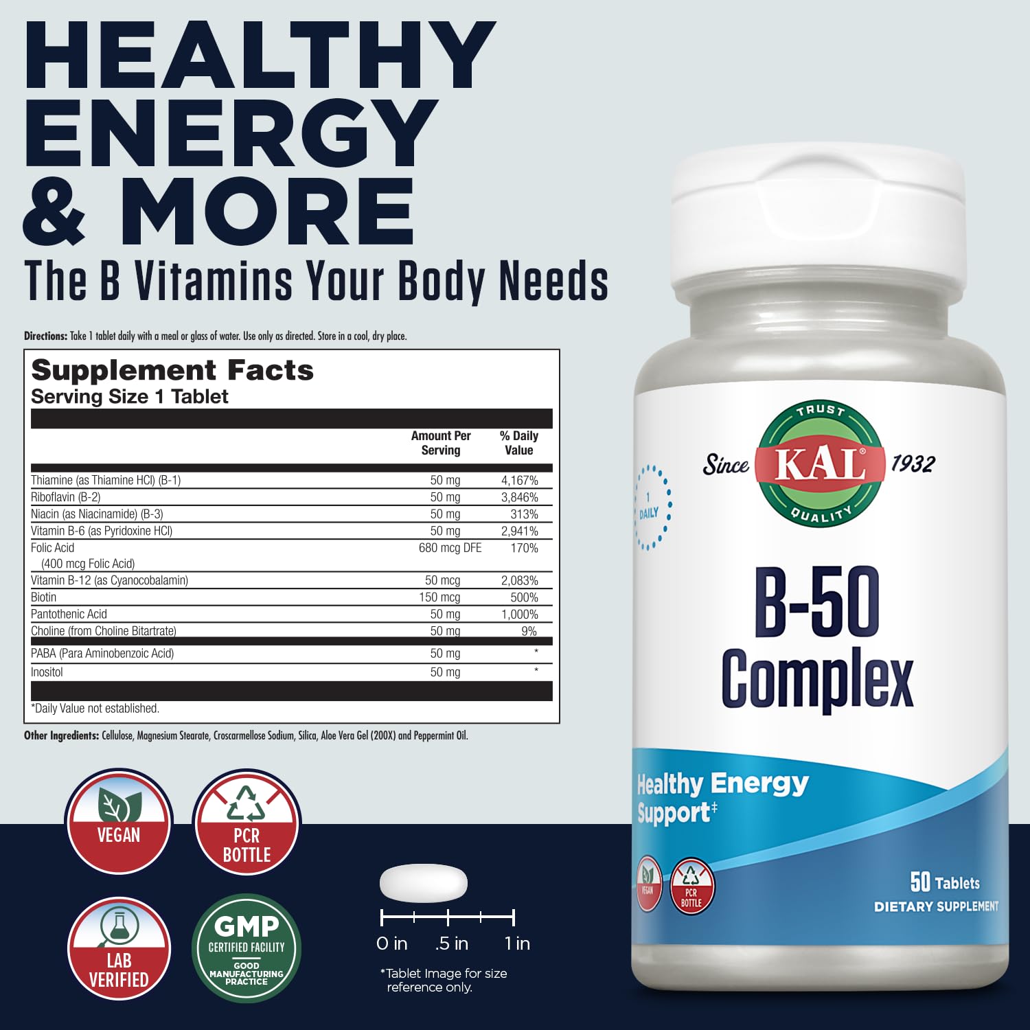 energy support B vitamin complex