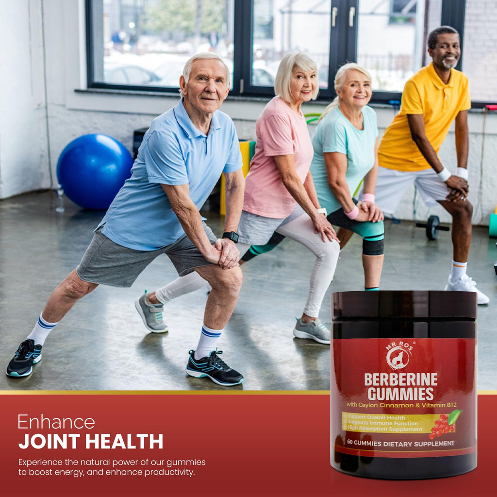 energy support berberine gummies with B12