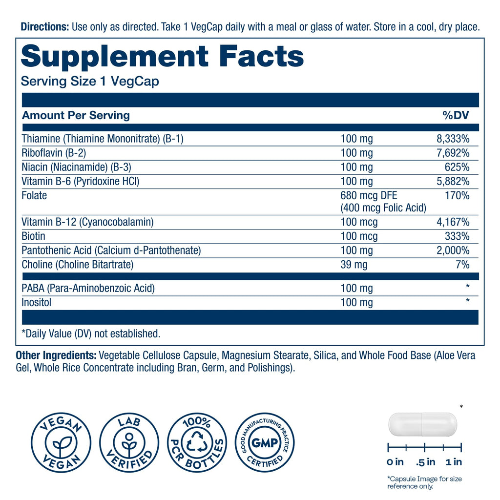 energy support vitamin b complex supplement
