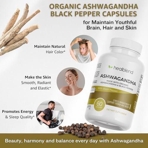 energy support with ashwagandha and black pepper