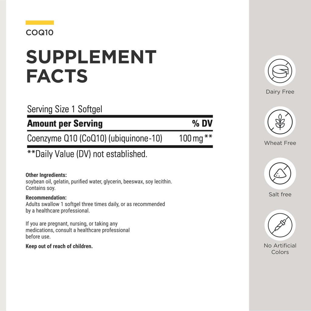 energy support with coq10 100 mg