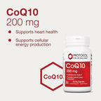 energy support with CoQ10 capsules
