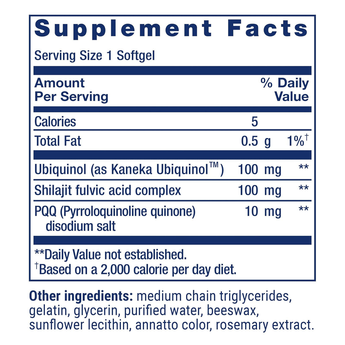 energy support with coq10 softgels