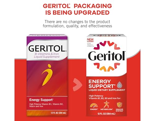 Energy support with Geritol B-vitamins