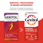 energy support with Geritol iron supplement