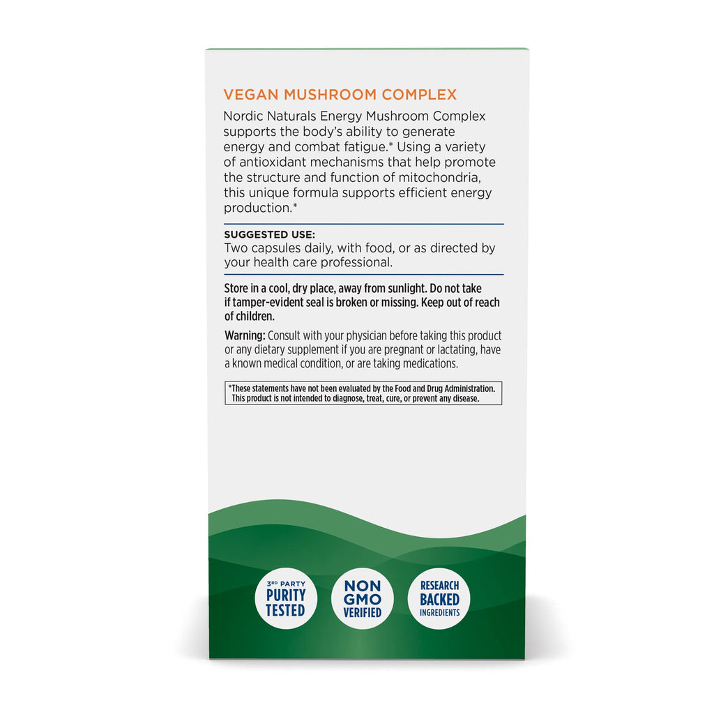 energy support with mushroom capsules
