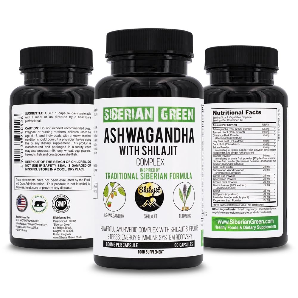Energy support with Siberian Green Ashwagandha