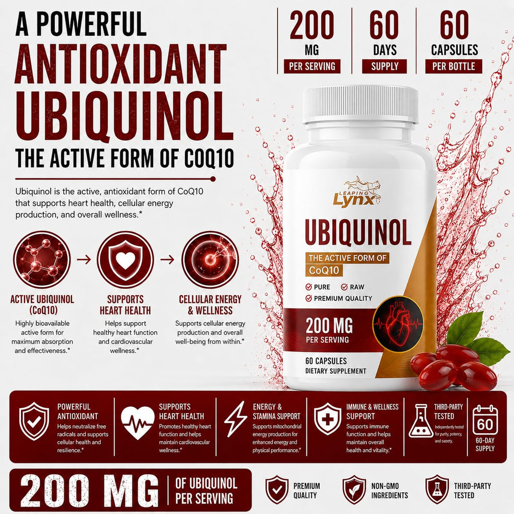 Energy support with Ubiquinol CoQ10