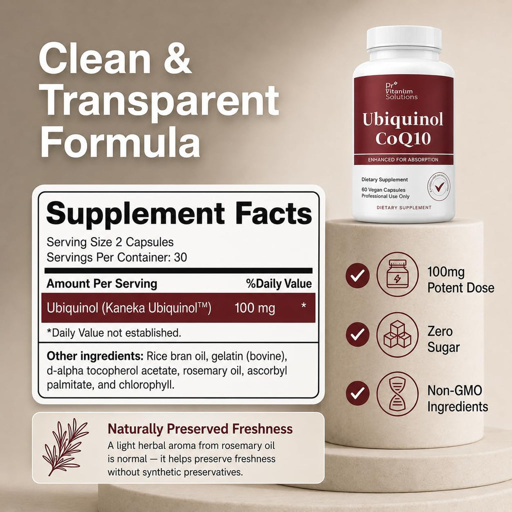 energy support with Ubiquinol CoQ10
