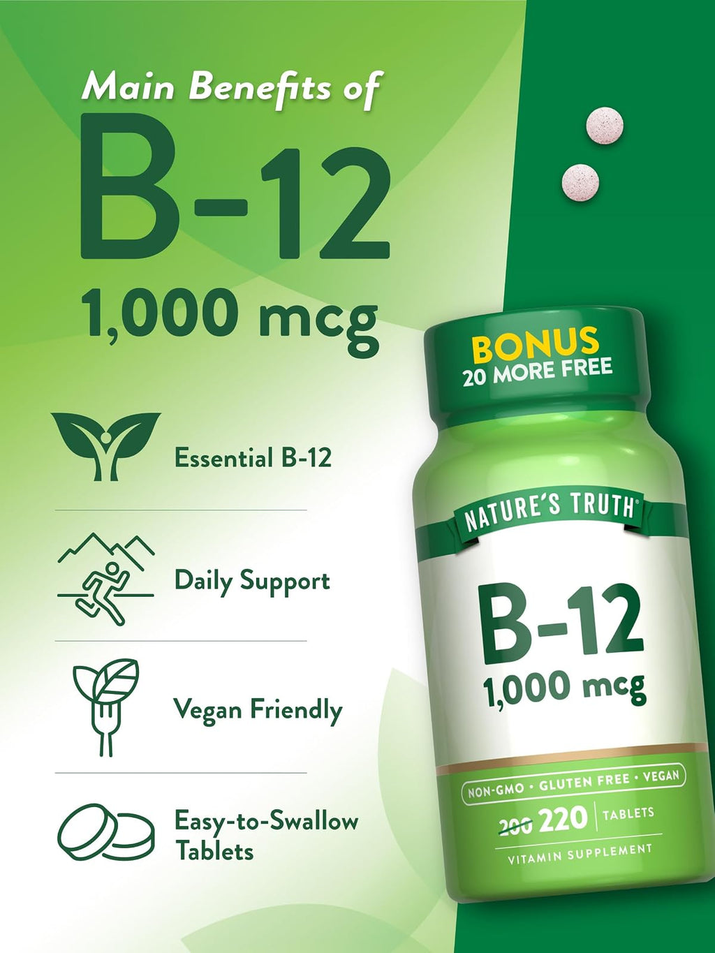 energy support with vitamin B12