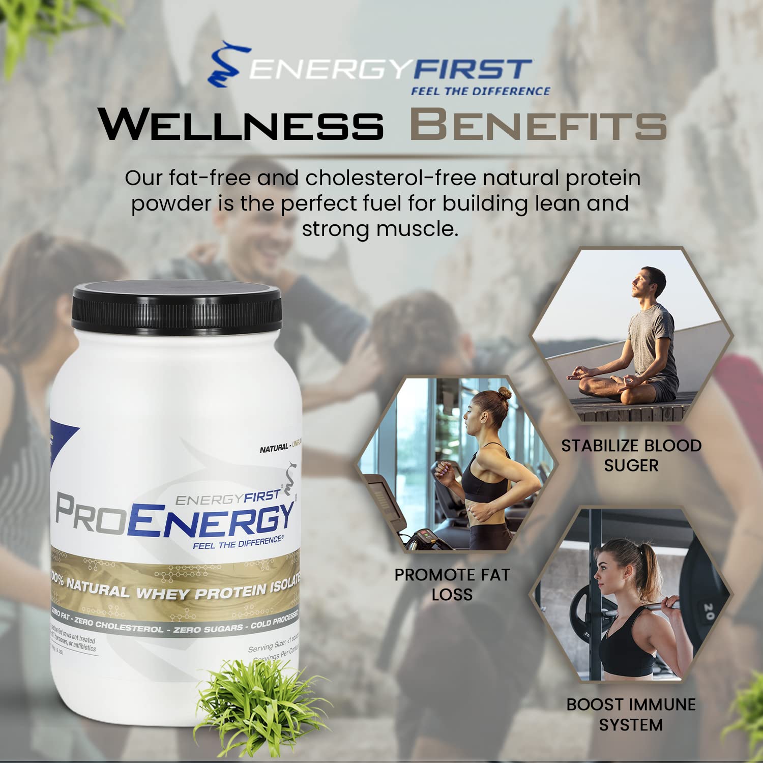 EnergyFirst protein powder for clean nutrition