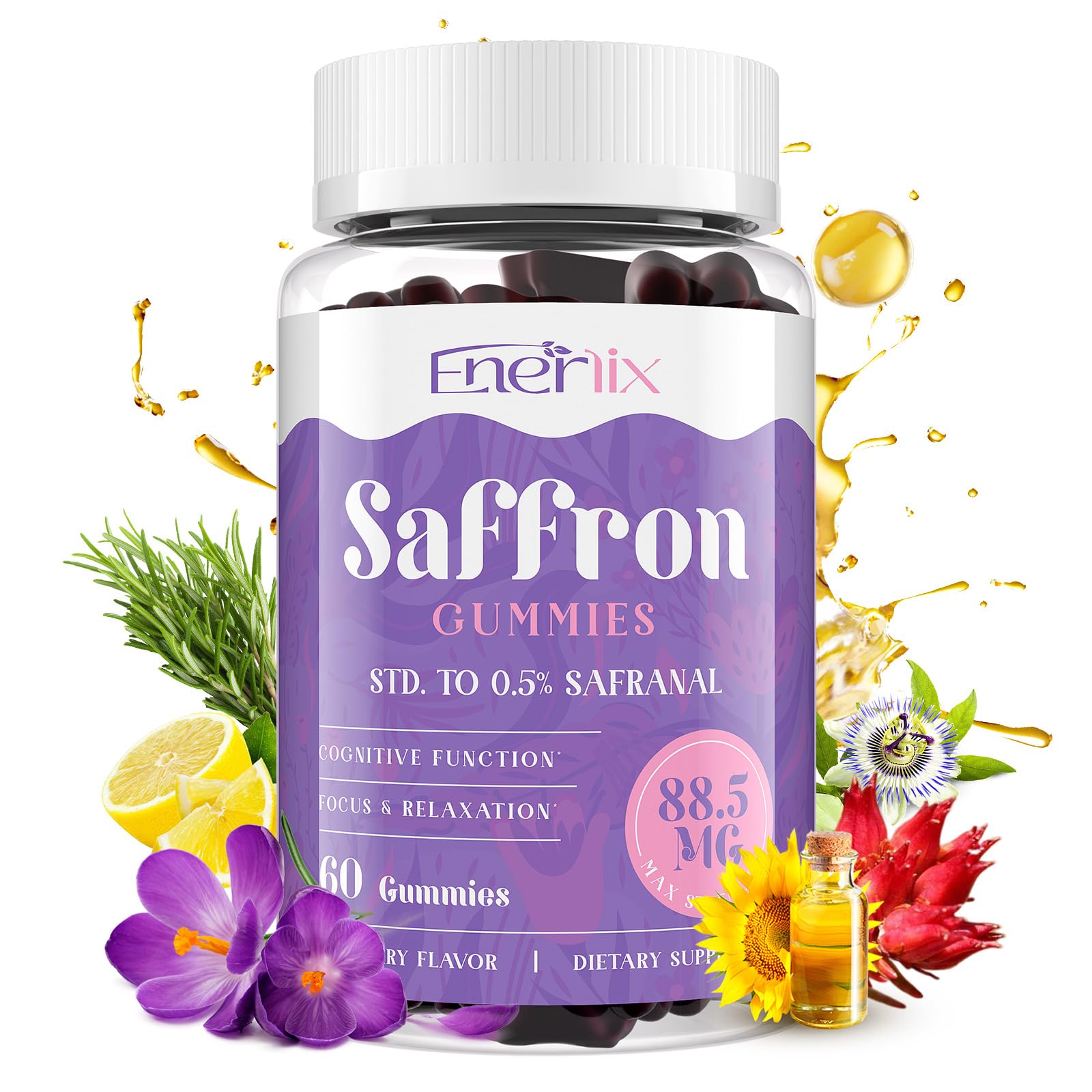 Enerlix saffron gummies for mood