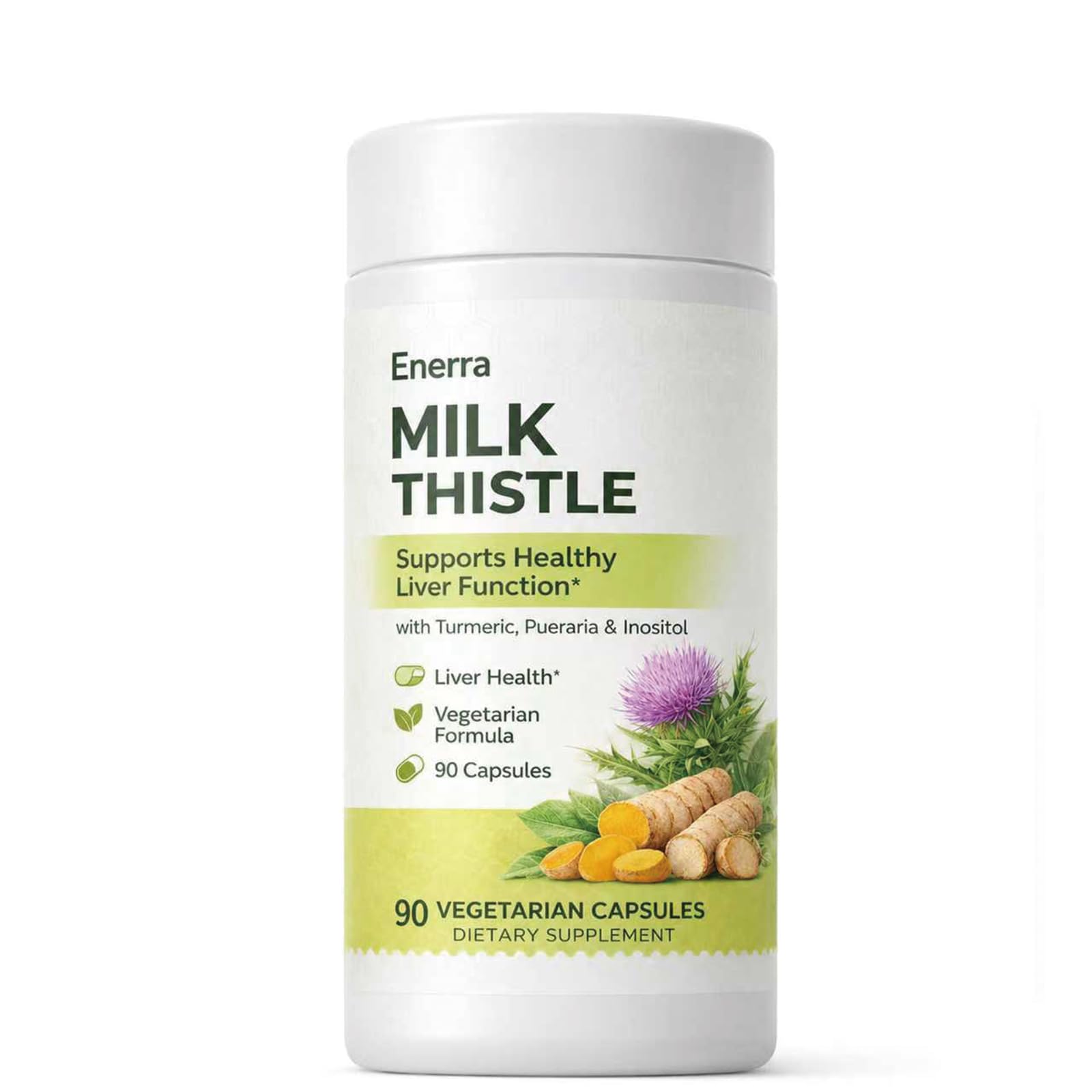 Enerra Milk Thistle liver support capsules