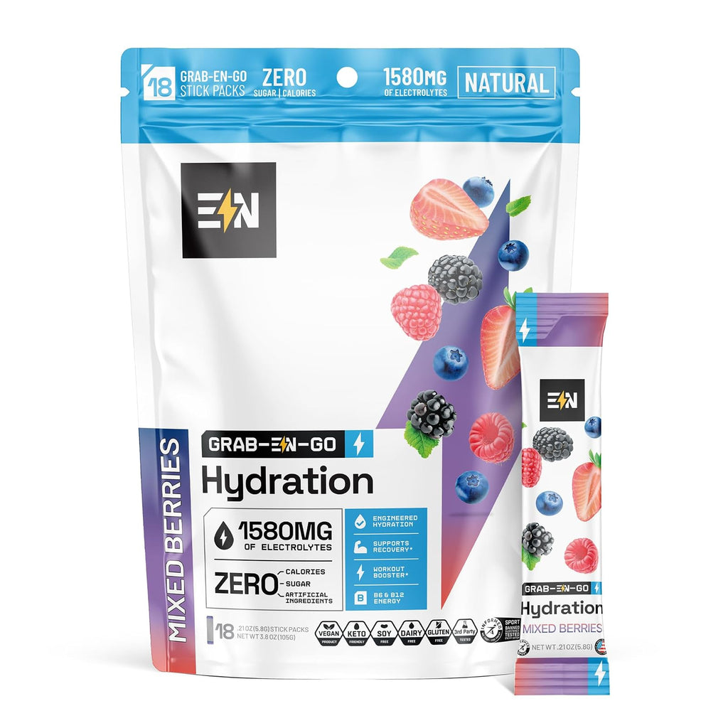 Engineered Nutrition electrolyte powder mixed berries