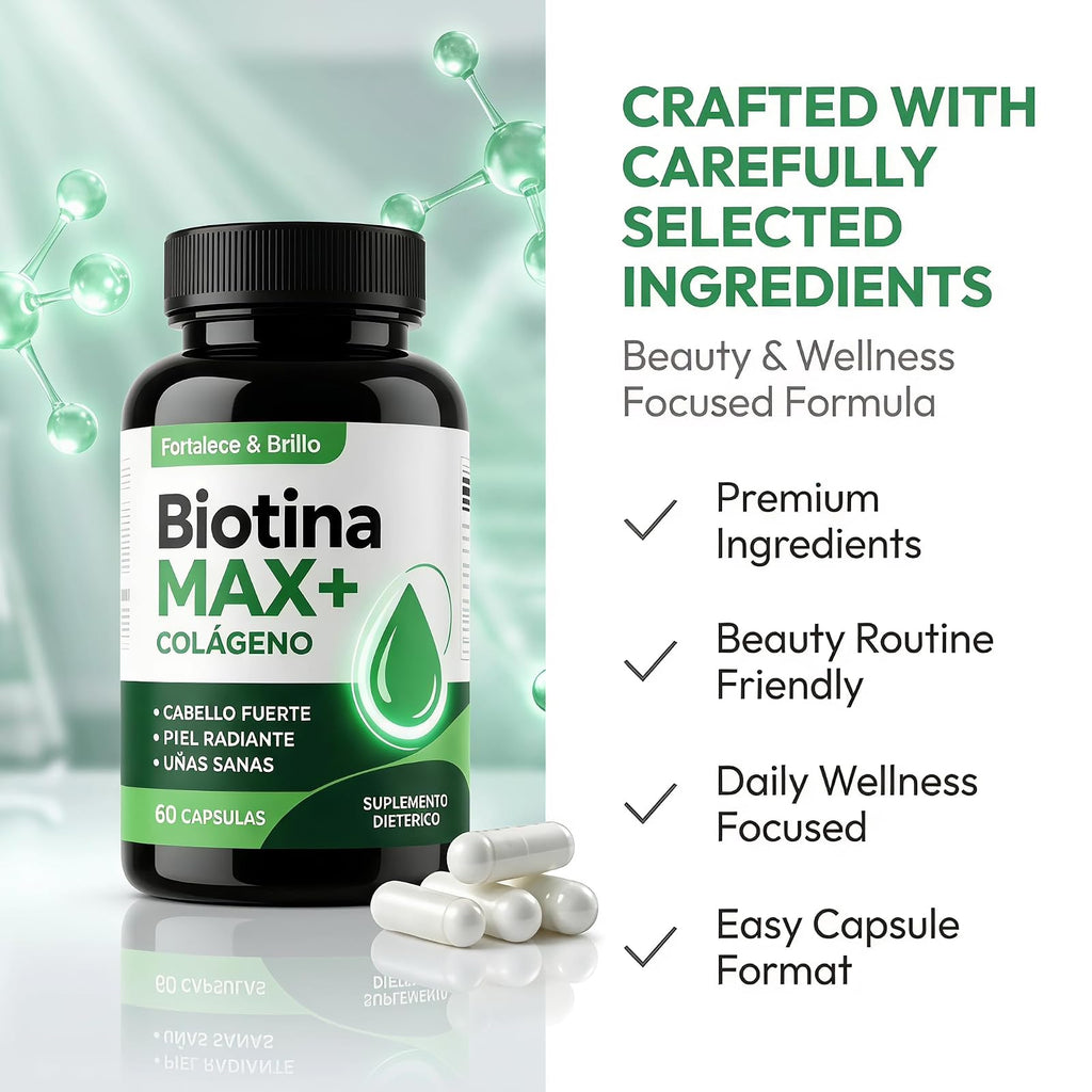 Enhance beauty with biotin and collagen