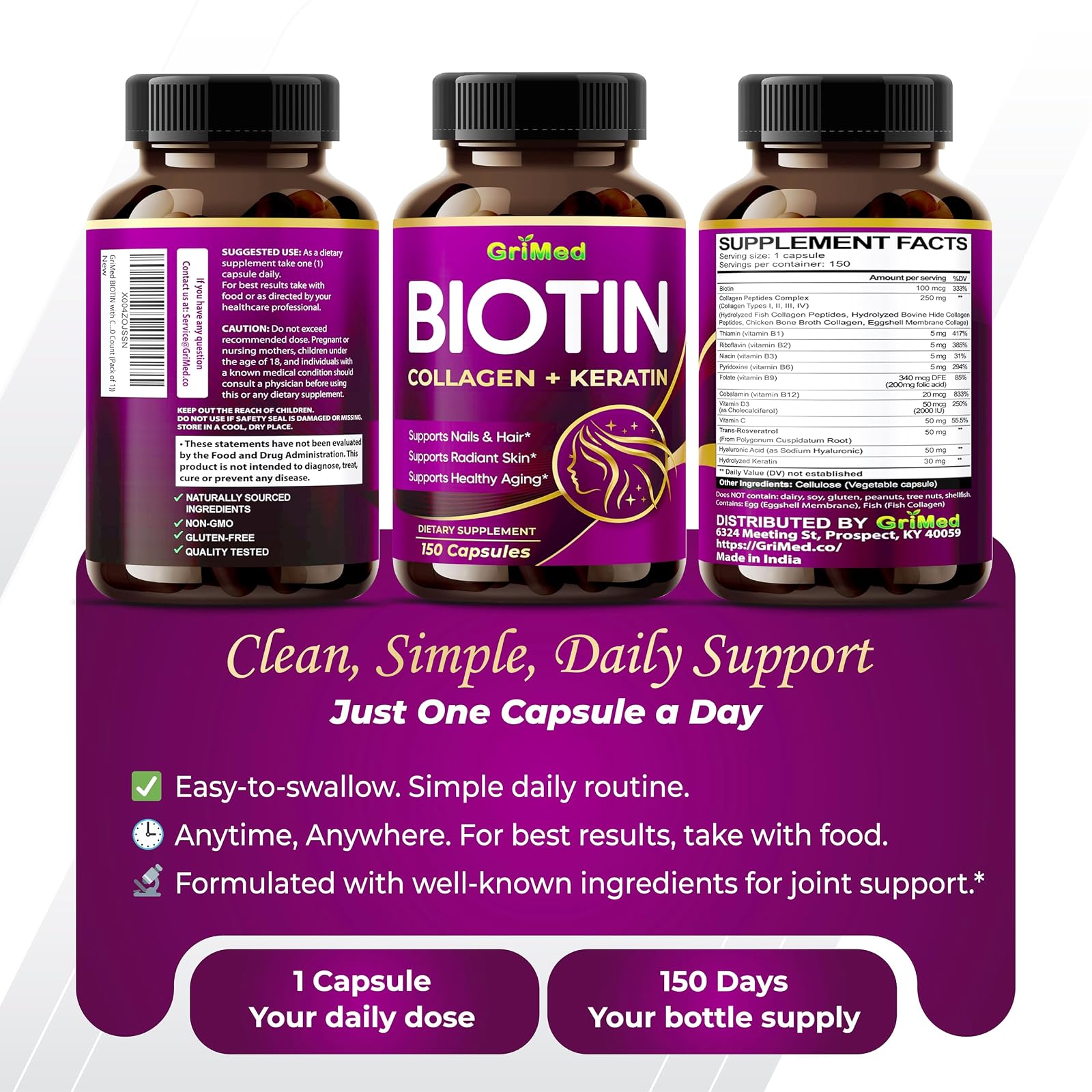 enhance beauty with biotin complex