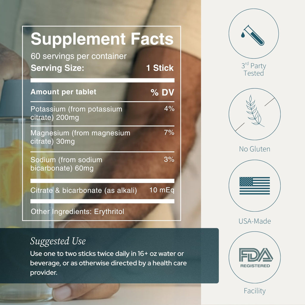 enhance beverages with potassium