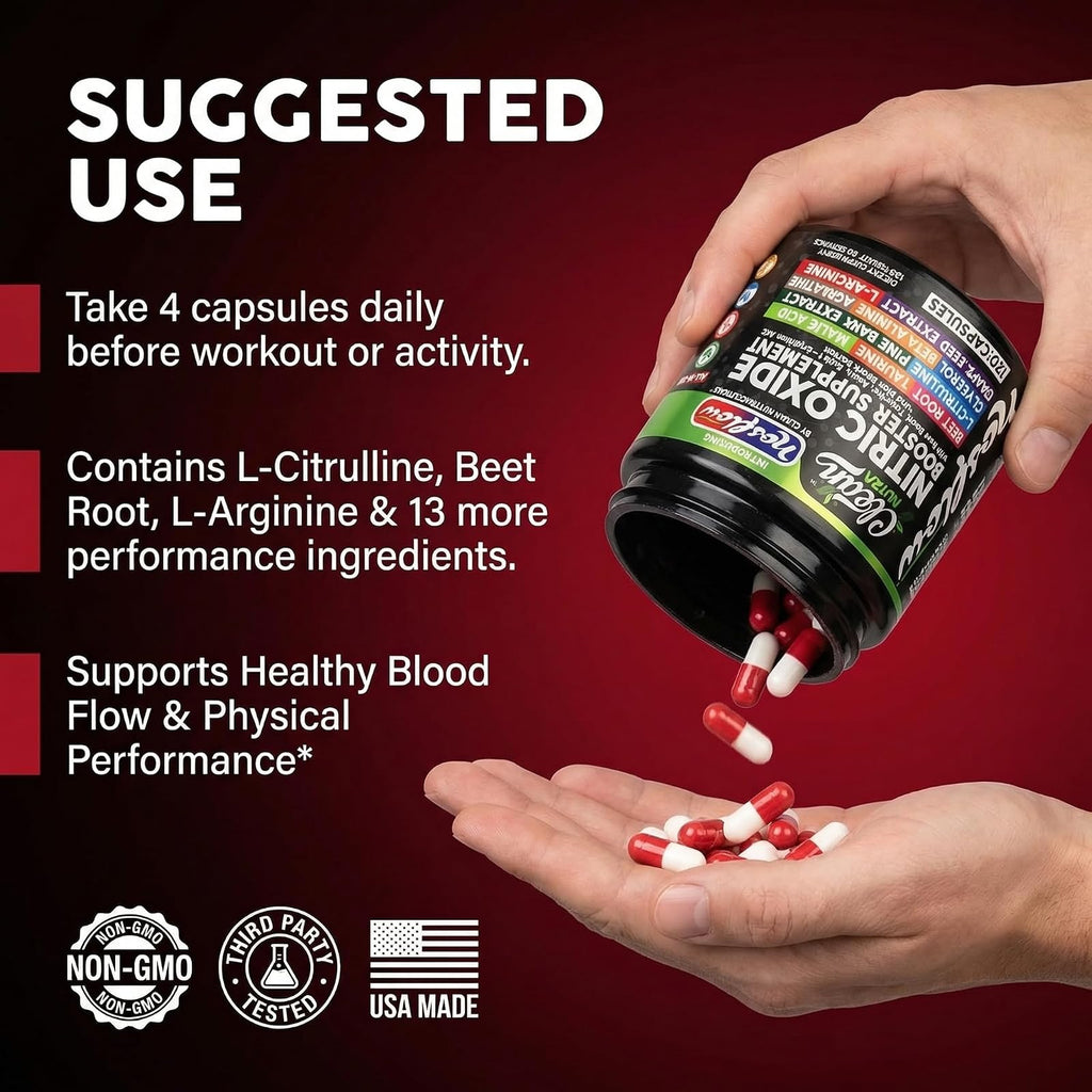 enhance blood flow with nitric oxide