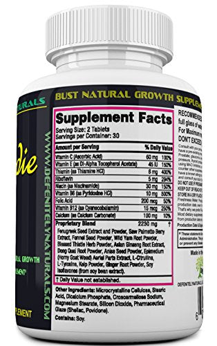enhance bust size with natural ingredients