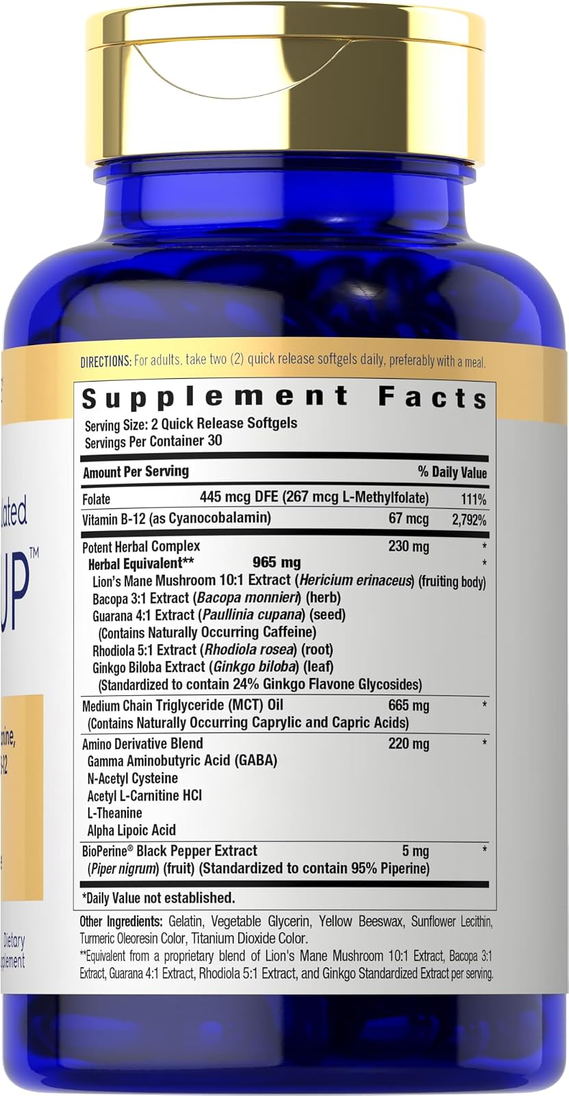 enhance cognitive function supplement