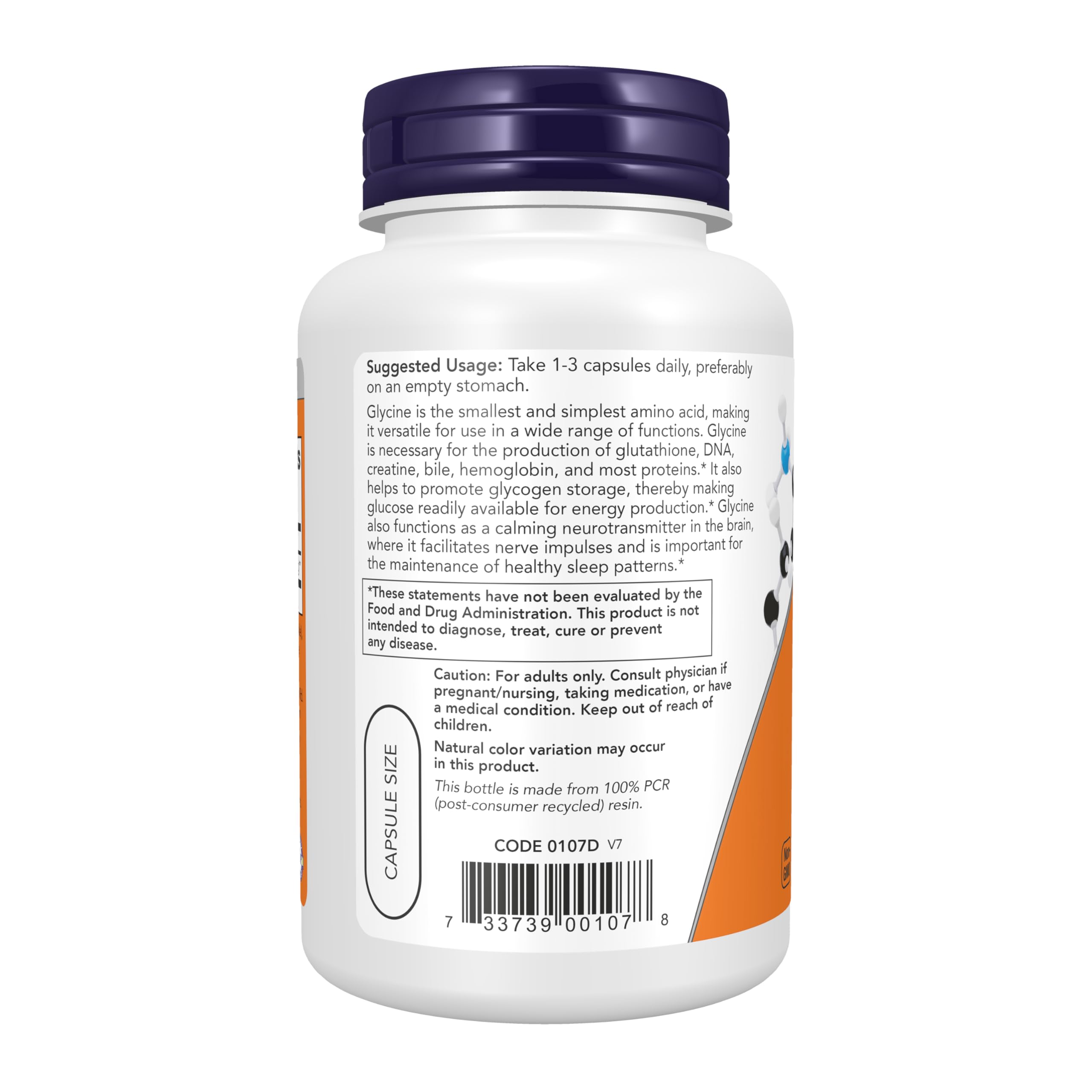 enhance cognitive function with glycine capsules