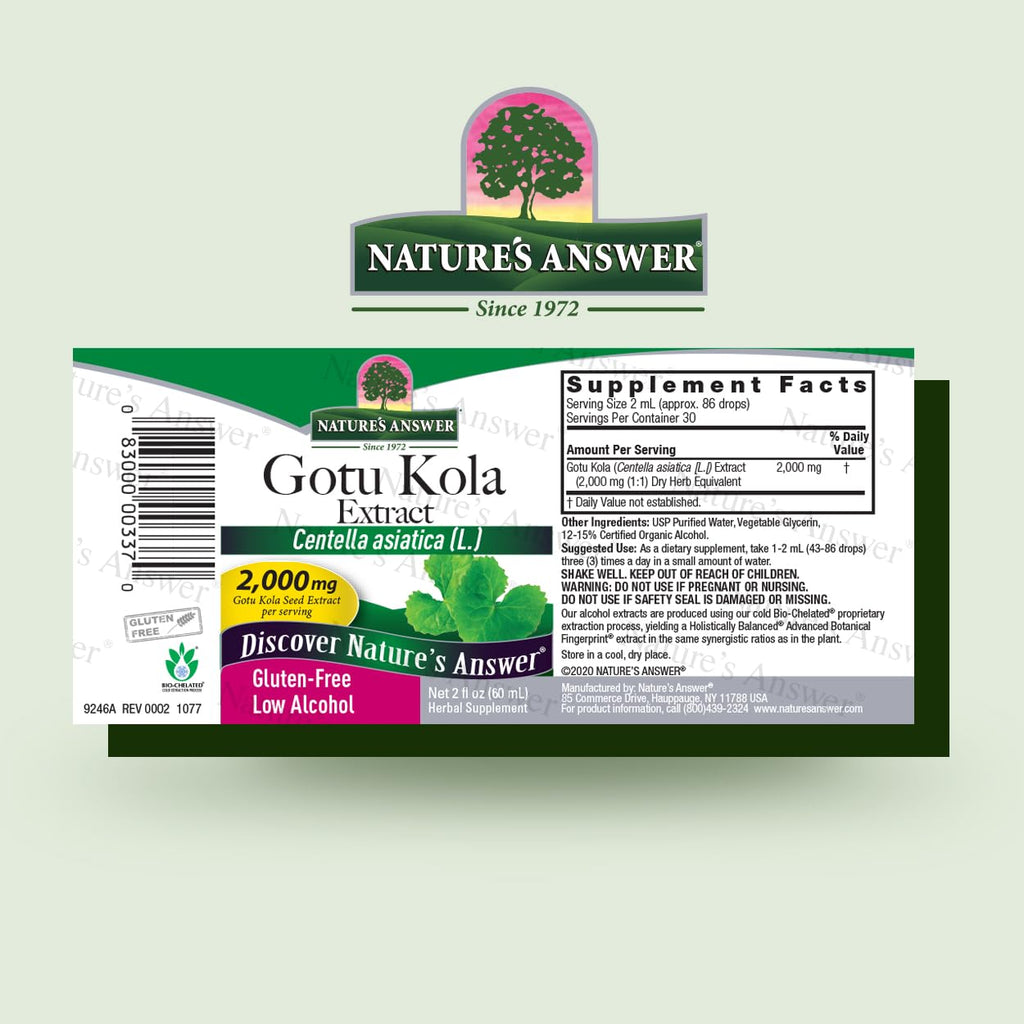 Enhance cognitive function with Gotu-Kola