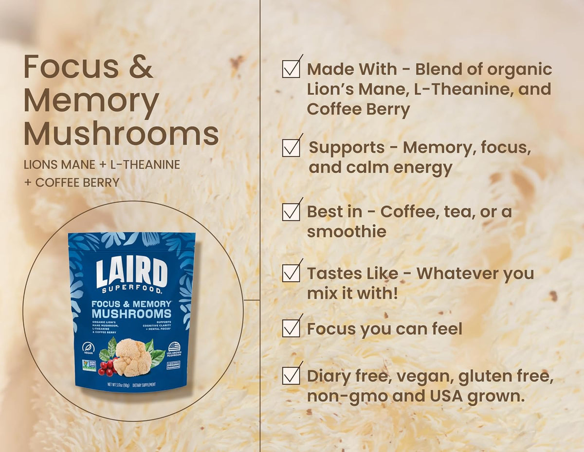 Enhance cognitive function with mushrooms