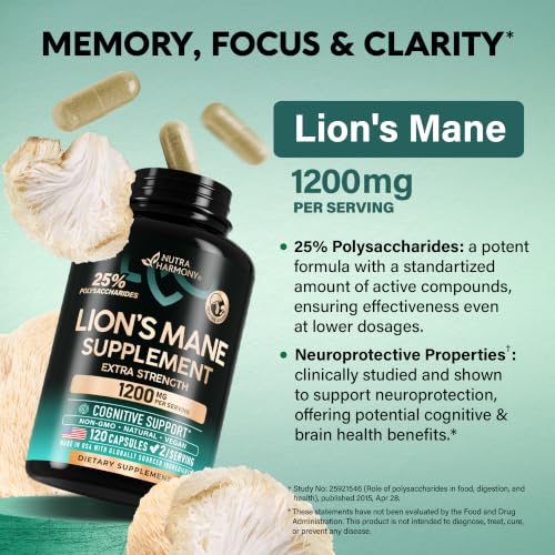 Enhance concentration with mushrooms