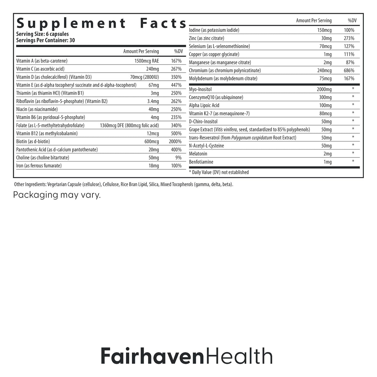 enhance conception with prenatal vitamins