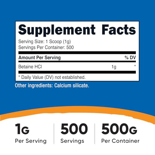 enhance digestion with Betaine HCl