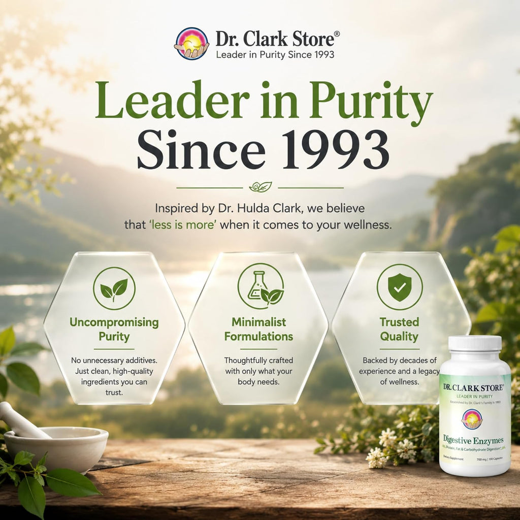 enhance digestion with Dr Clark enzymes