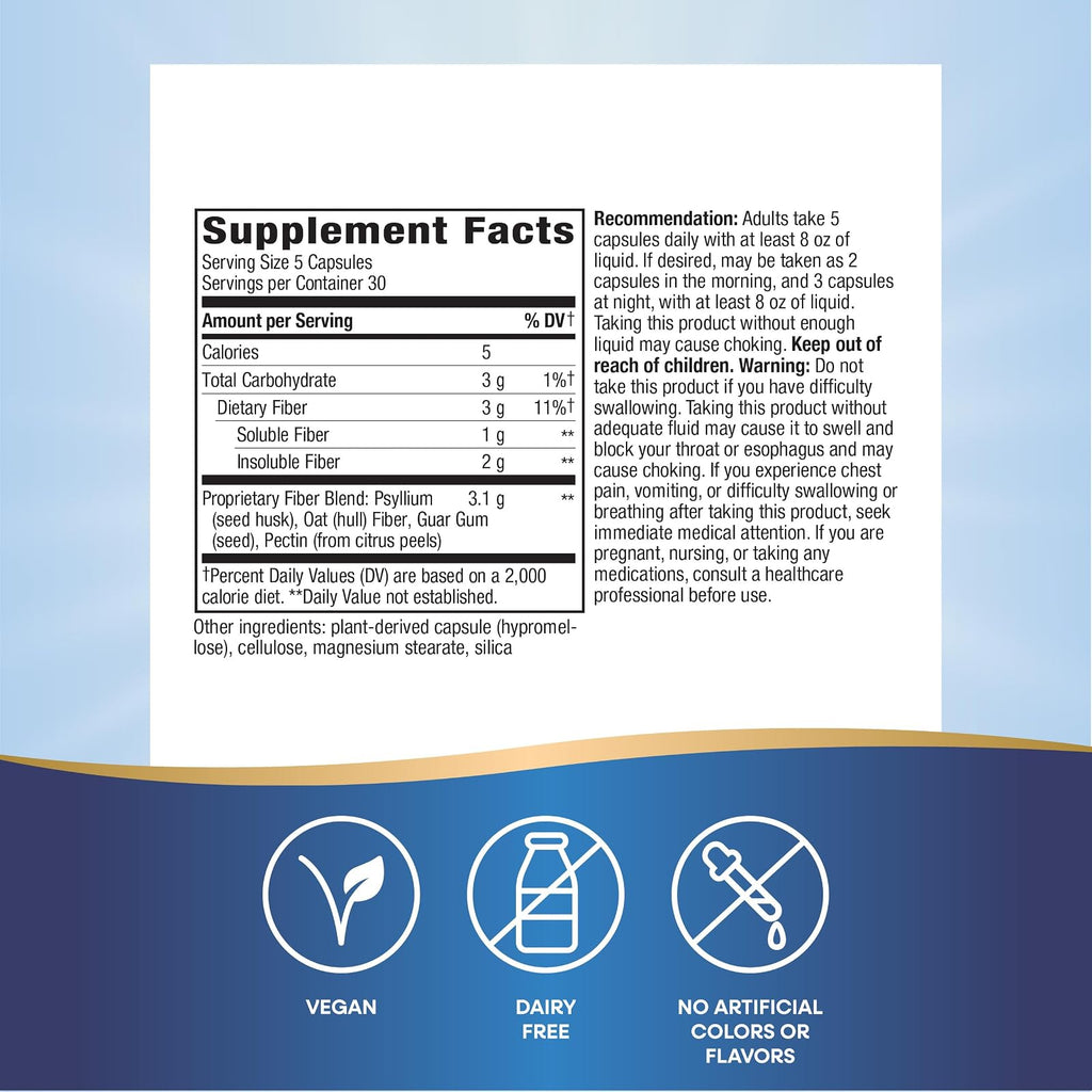 Enhance digestion with Fiber Fusion capsules