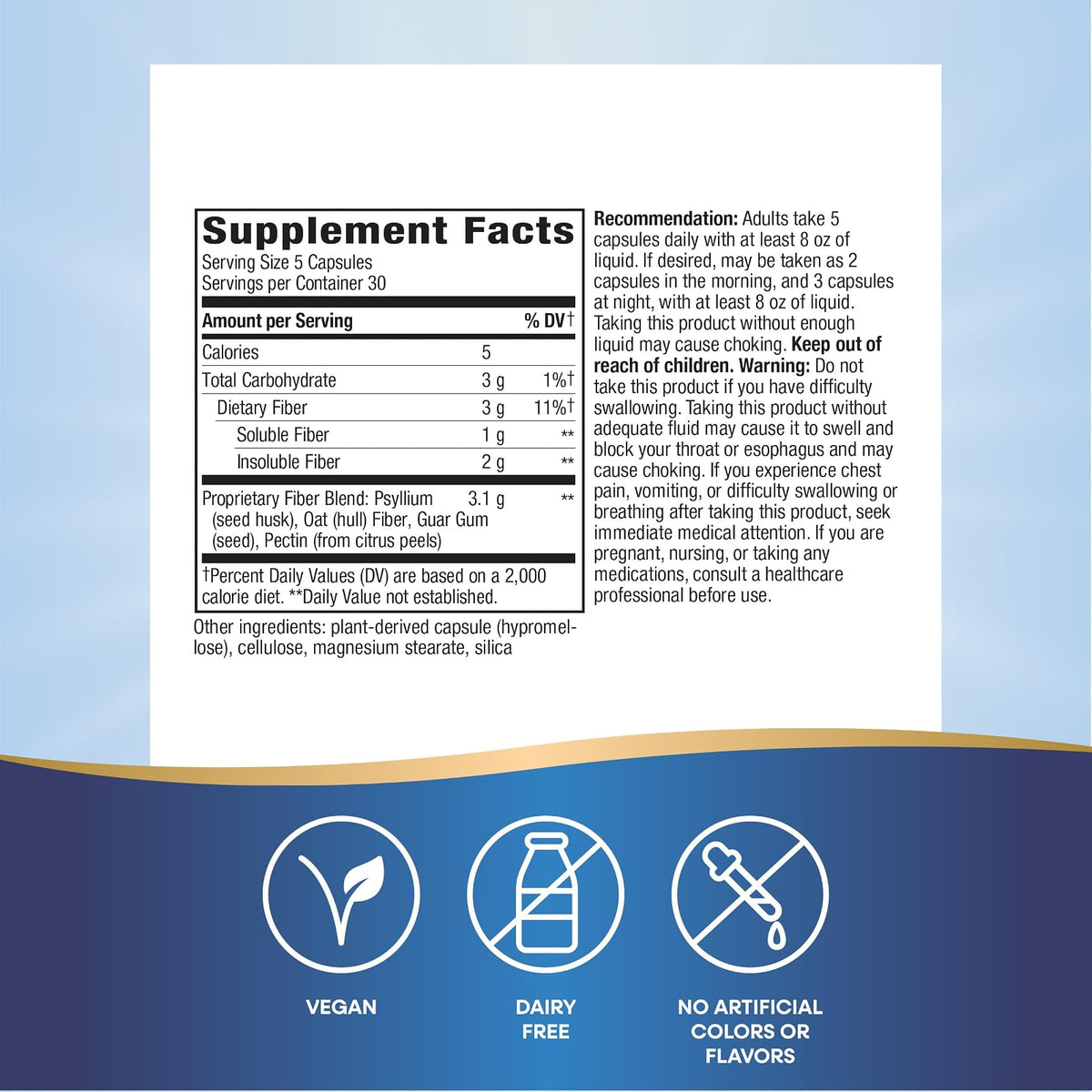 Enhance digestion with Fiber Fusion capsules
