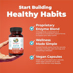 enhance digestion with MARYRUTH'S enzymes