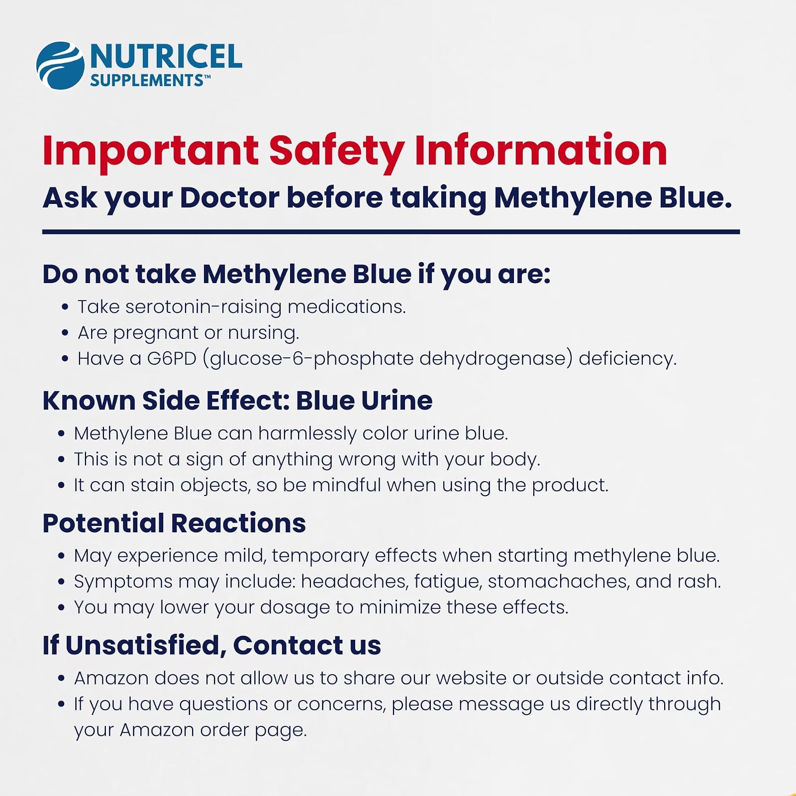 Enhance digestion with Methylene Blue