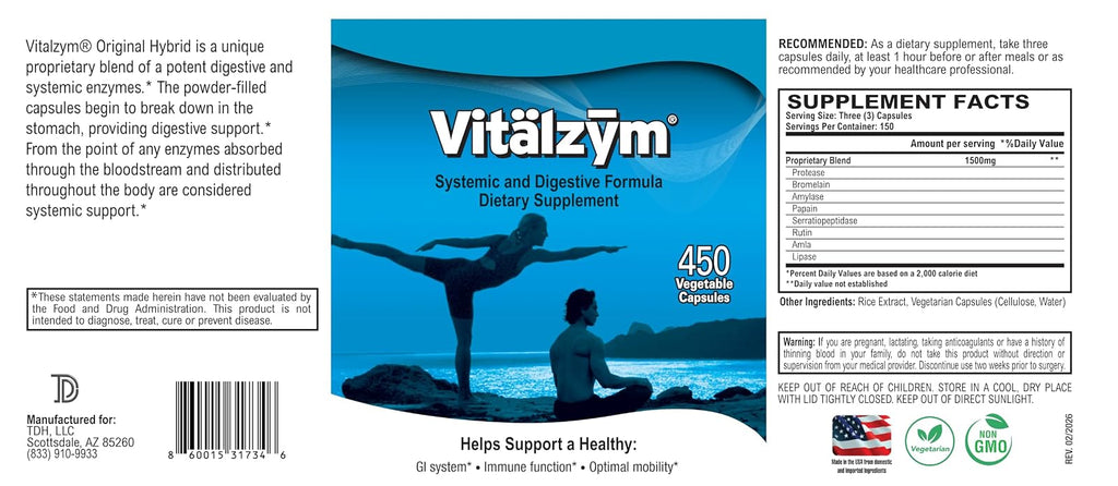 enhance digestion with VITÄLZYM enzymes