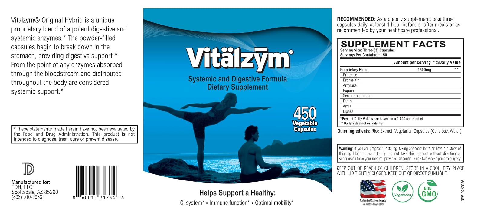 enhance digestion with VITÄLZYM enzymes