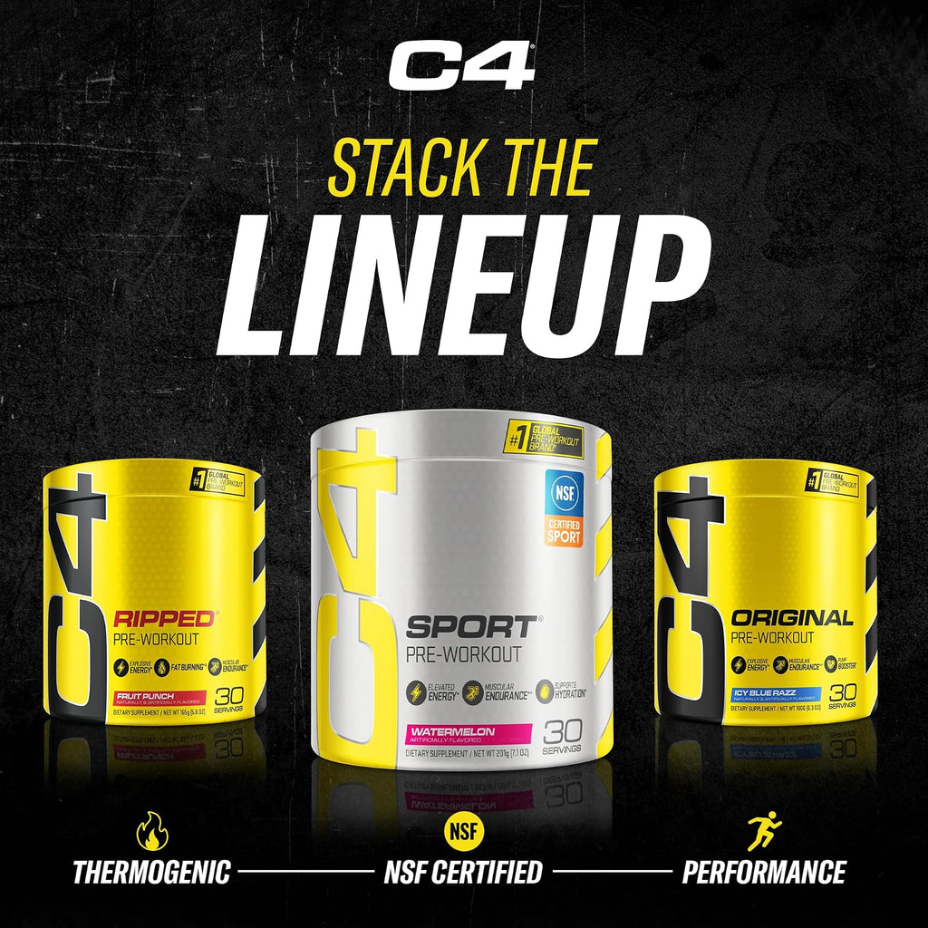 enhance endurance with C4 pre-workout