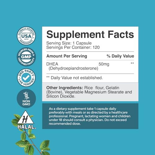 Enhance energy with DHEA supplement