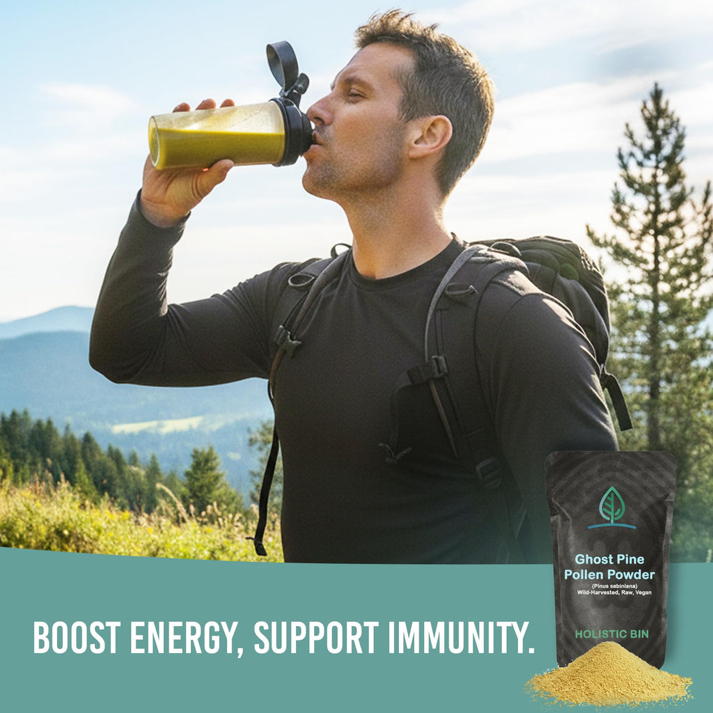enhance energy with pine pollen