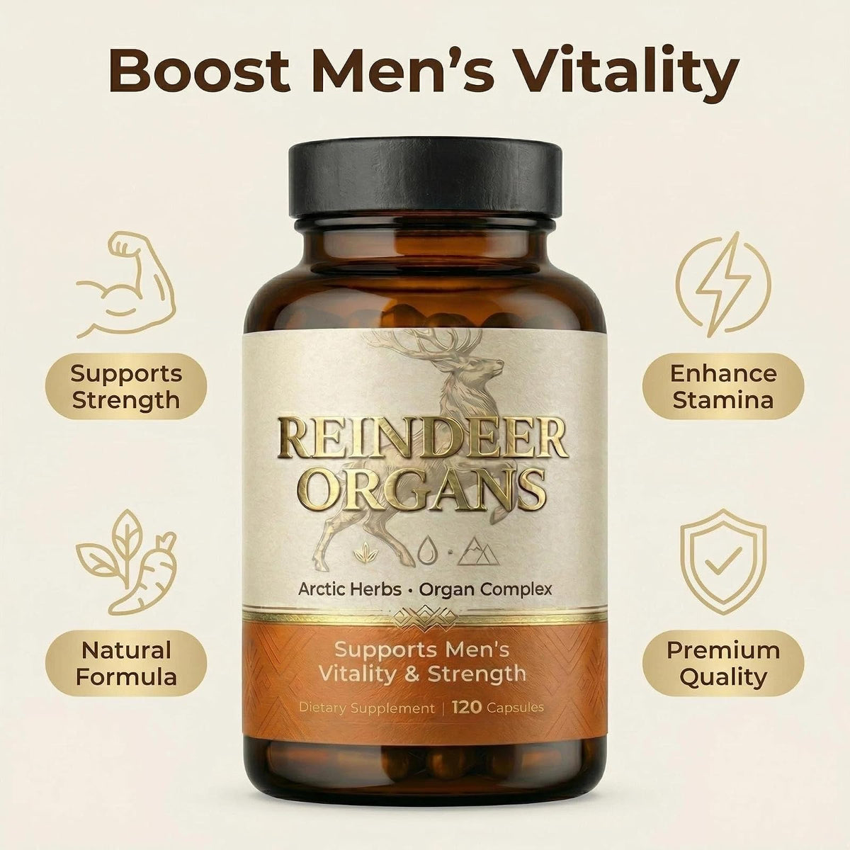 enhance energy with Reindeer Organ