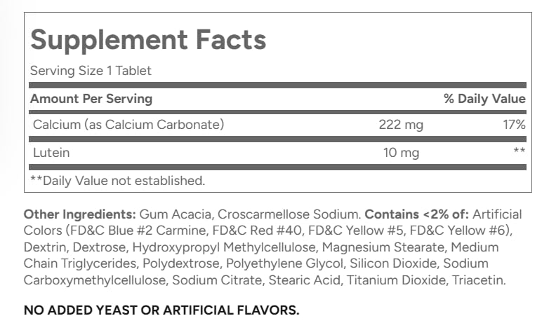 enhance eyesight with lutein capsules