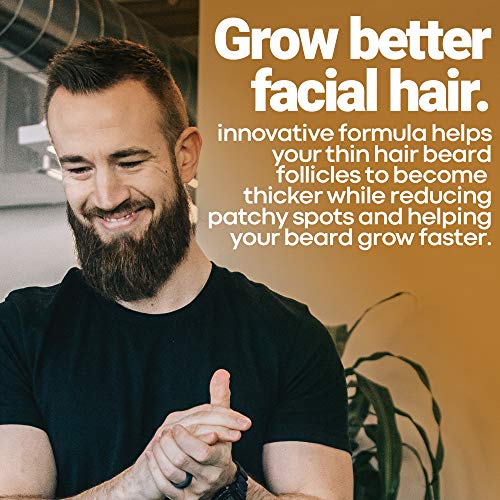 enhance facial hair with vitamins