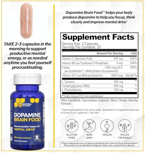 Enhance focus with Dopamine Brain Food