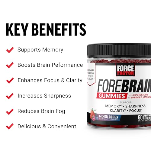 Enhance focus with Forebrain Gummies