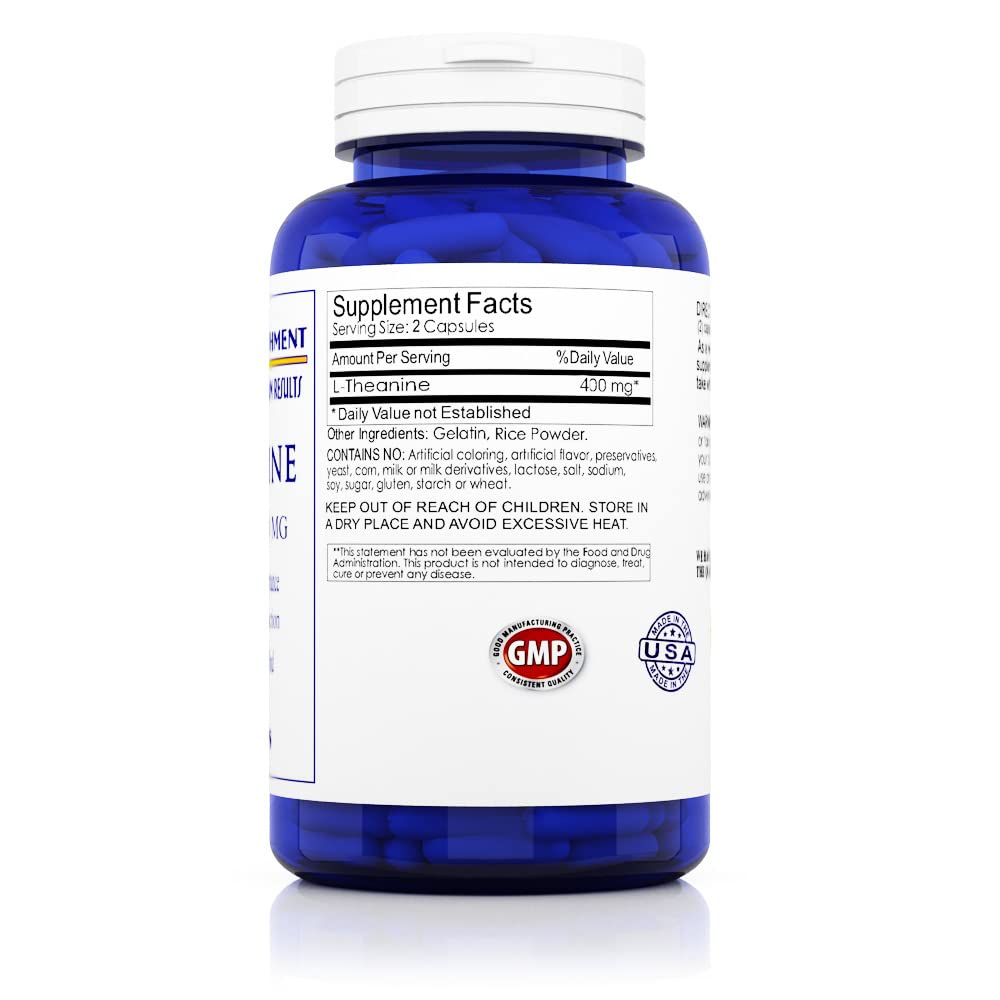 Enhance focus with L-Theanine 400mg