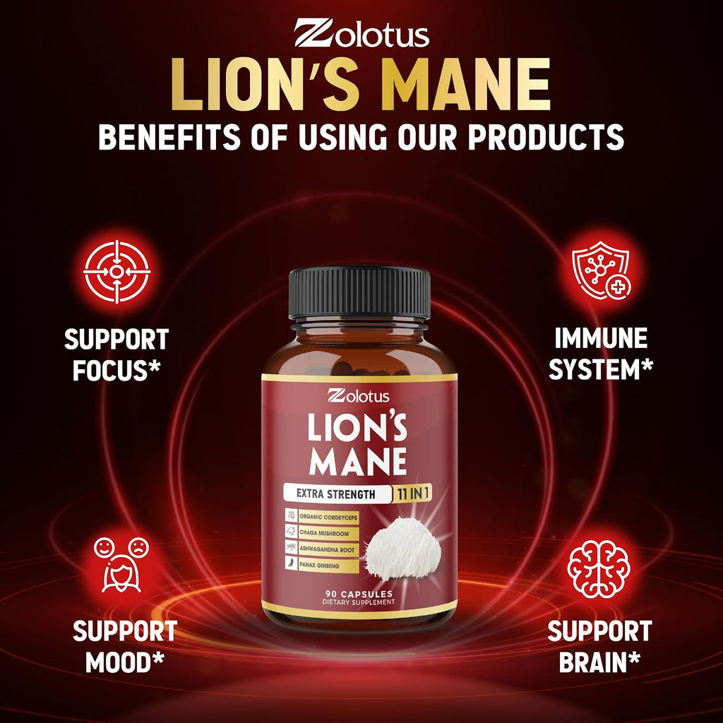 enhance focus with lion's mane