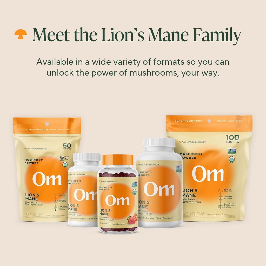enhance focus with Lion's Mane
