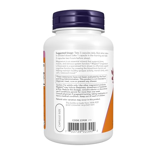 enhance focus with NOW Foods Magtein